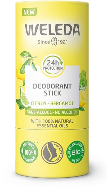 Eucalyptus + Peppermint 24H Deodorant Stick - WELEDA